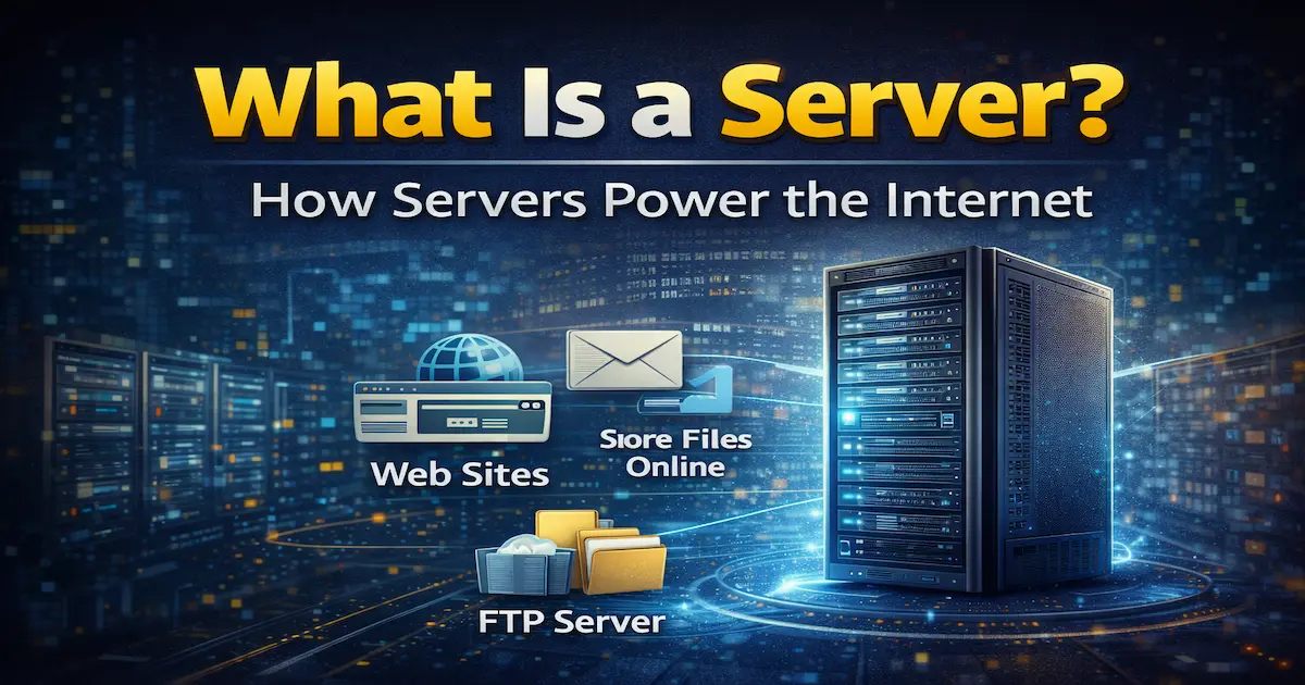 Types of Servers Explained for Beginners | TabCode.Net